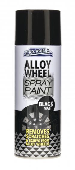 ALLOY WHEEL SPRAY BLACK MATT 400ML