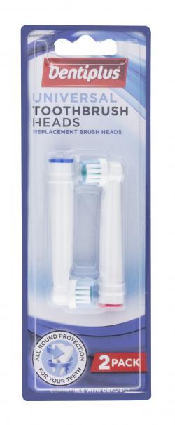 UNIVERSAL TOOTHBRUSH HEADS 2pk