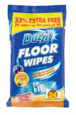FLOOR WIPES 24PK