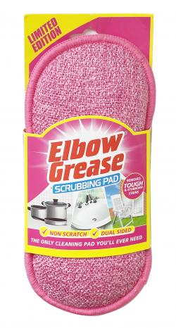 ELBOW GREASE SCRUBBING PAD PINK CS
